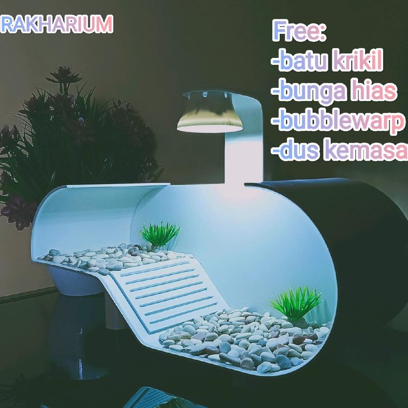 Aquarium kura-kura/Aquarium Mini/Aquarium PVC Akrilik/Aquarium - Shop ...