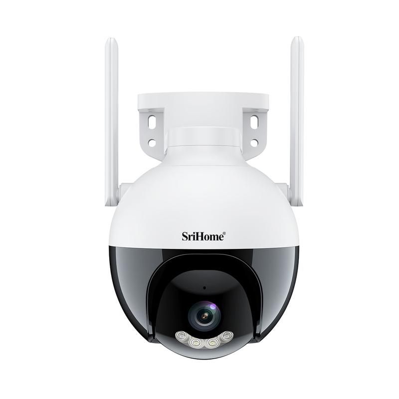 SriHome SH045 1080P FHD CCTV WiFi Camera with PTZ, Two-Way Audio, IP66 ...