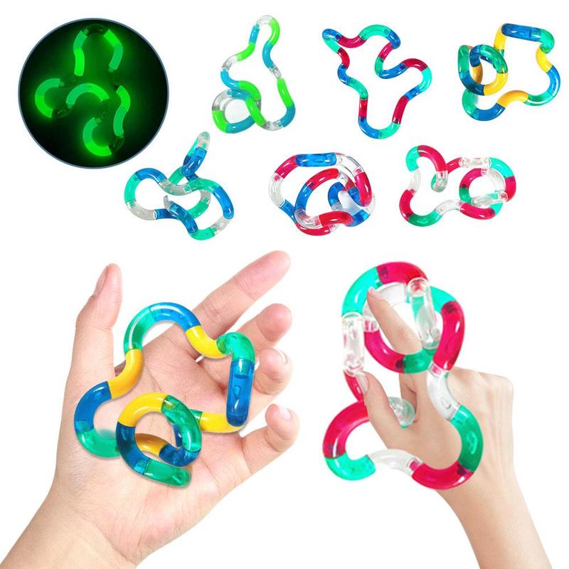 Fidget Anti Stress Toy Twist Decompression Toy Deformation Rope ...