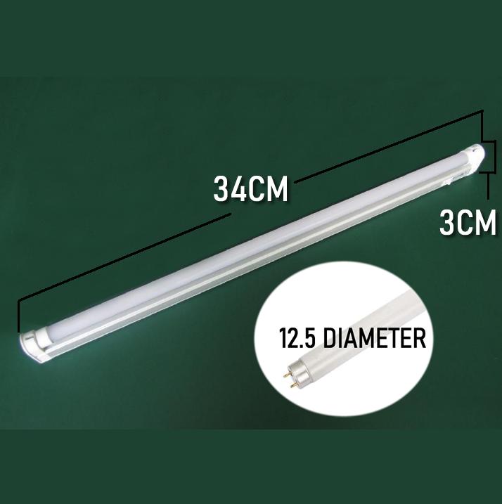 30cm LED TUBE LIGHT 220V W/ BALLAST LIGHT BLUE COLOR 12.5M - TikTok ...