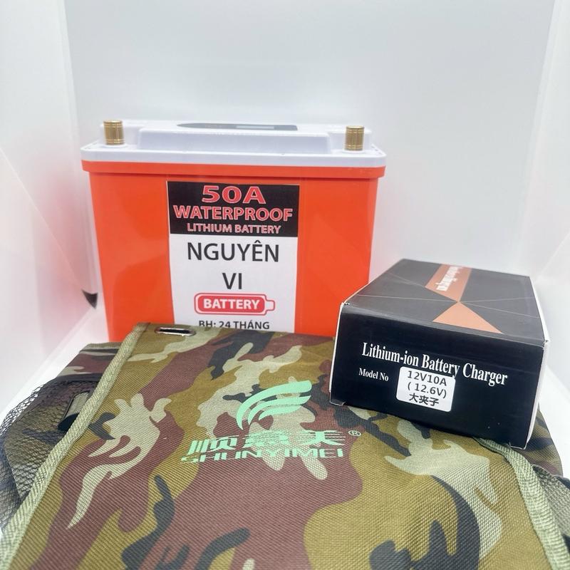Bình pin lithium 12V-50Ah chống nước, được sử dụng để lưu tr - TikTok ...