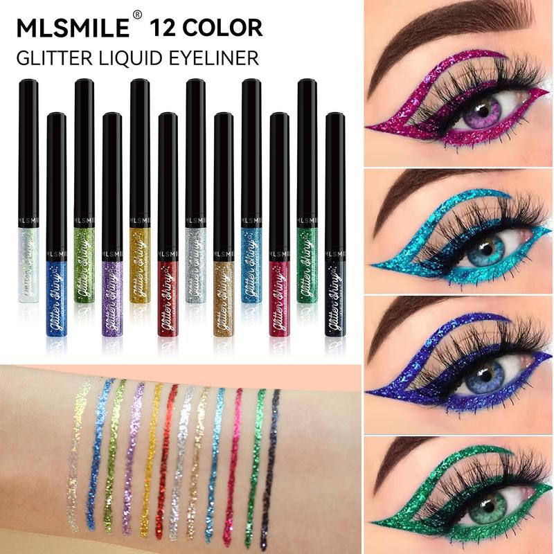 12 Color Pearl eyeliner Liquid Pen Show Stage Makeup Splendo - TikTok ...