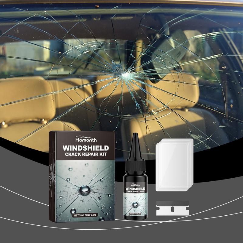 Windshield Crack Repair Kit Glass Crack Scratch Scratch Portable ...