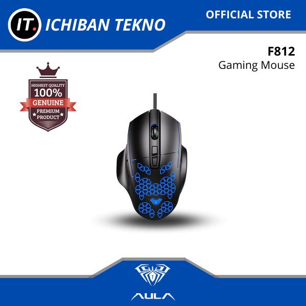 AULA F812 Wired Gaming Mouse, Macro - Hexagonal Computer Mic - TikTok ...