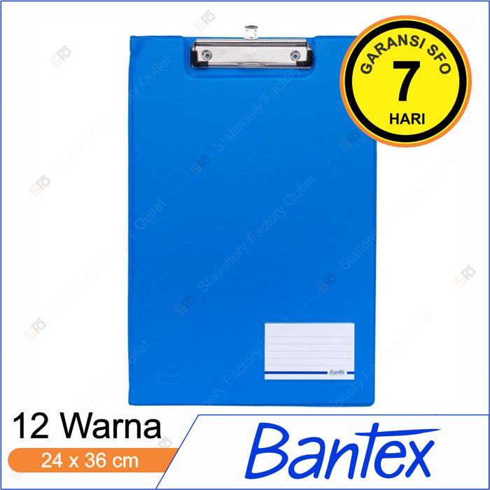 Jual Clip Board / Papan Ujian Bantex F4 with Cover 4211 - Blue - Kota ...