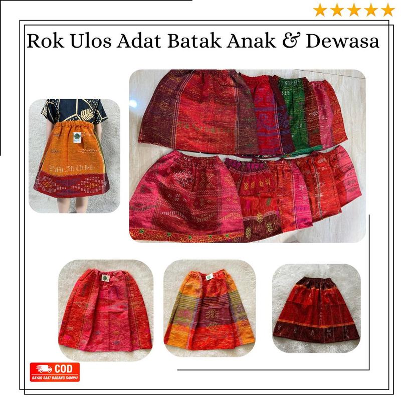 Rok Ulos Adat Batak / Rok Ulos / Untuk Anak-Anak Dan Dewasa - Shop ...