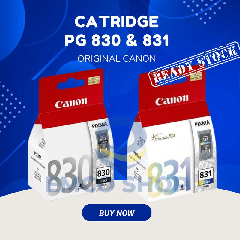 Catridge Tinta Canon PG-830 Black & PG-831 Colour - Black - Colour ...