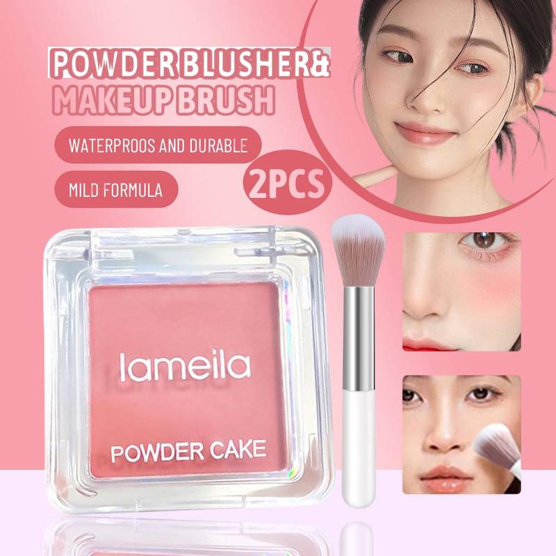 【ON SALE】Monochrome Pink Powder Blusher Durable Waterproof Cosmetics ...
