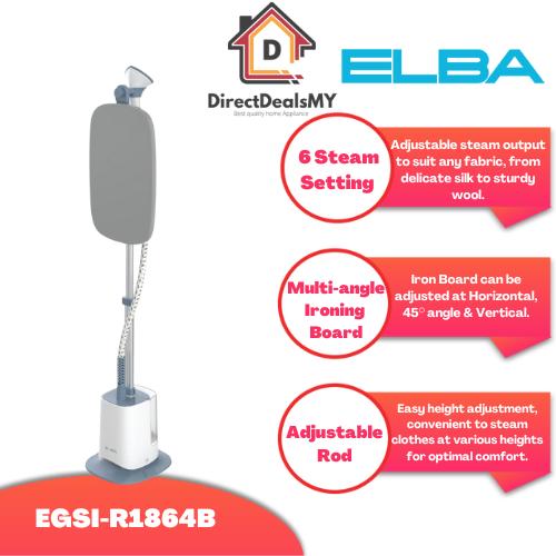 Elba Garment Steam Iron with Ironing Board Included EGSI-R1864B(BL ...