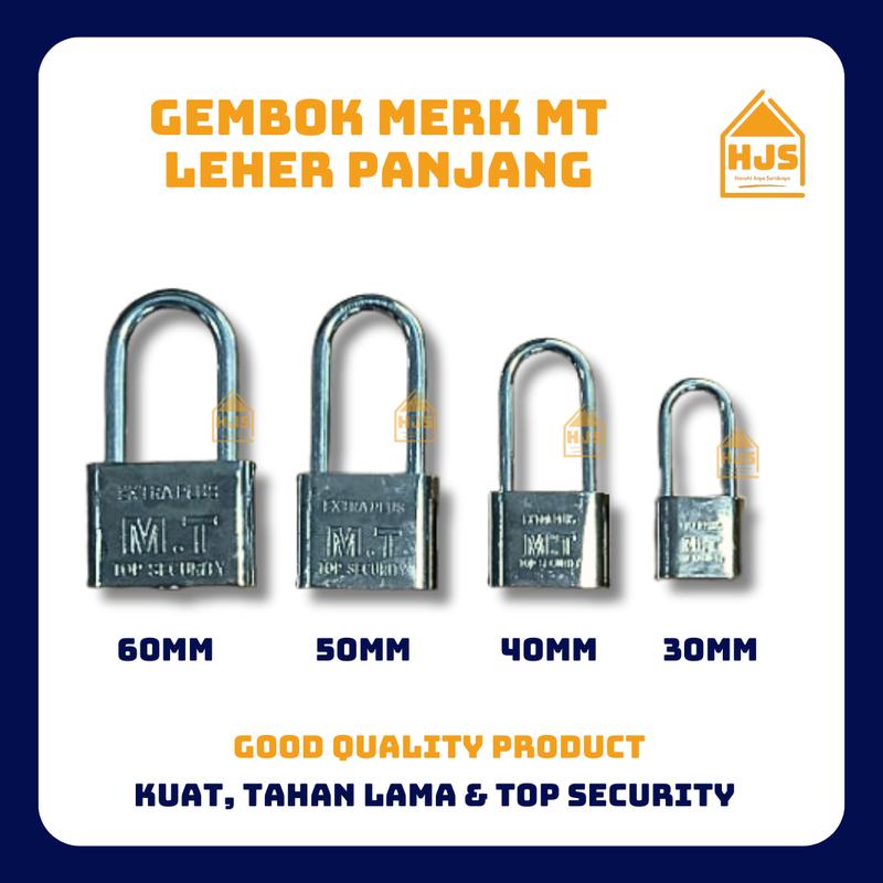 Gembok Pintu / Gembok Pagar Leher Panjang Ukuran 30-60 mm Merk - Shop ...