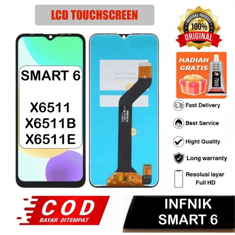 LCD TOUCHSCREEN INF SMART 6 (X6511) (X6511B) (X6511E) FULLSET ORIGINAL ...
