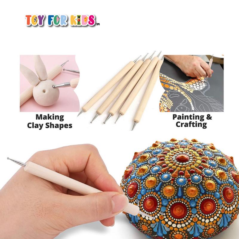 5 pcs Dotting Tool For Painting Rock Dot Kit Rock Stone Painting ...