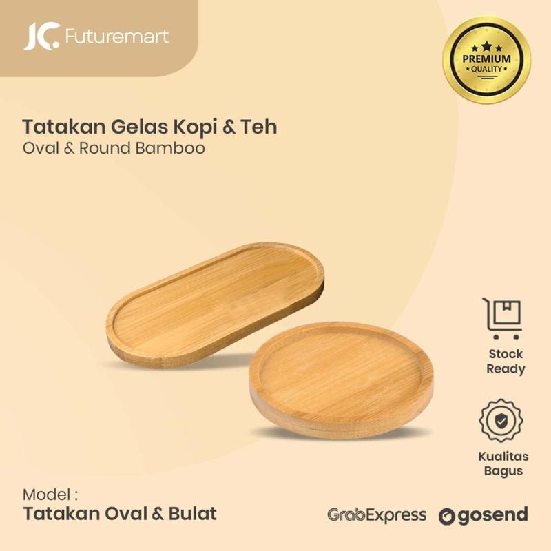 TATAKAN GELAS KOPI TEH BAMBU ECO-FRINEDLY BAMBOO COASTER - Shop | Tokopedia