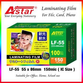 Astar 55mmx86mm Laminating Film / Plastik Laminate / Laminate Film / - TikTok Shop Malaysia