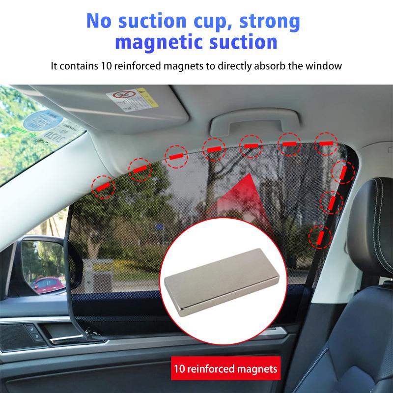 5D Carbon Yarn Sunshade Car Window Sun Shade Summer UV Protection ...
