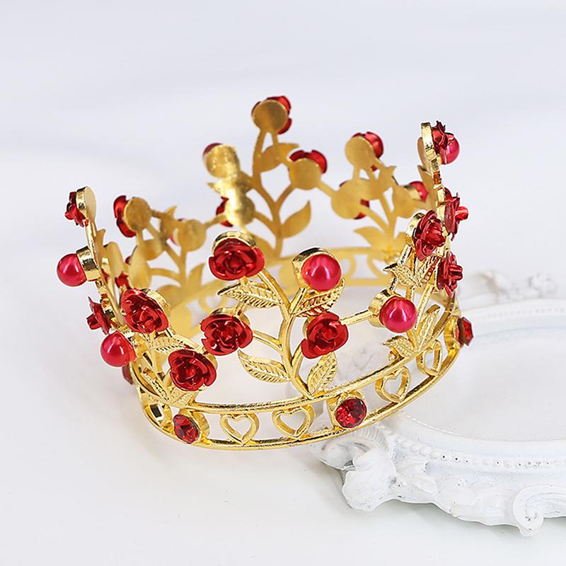 Luxury Flower Crown Small Tiaras For Doll Diadem Girls Birthday ...