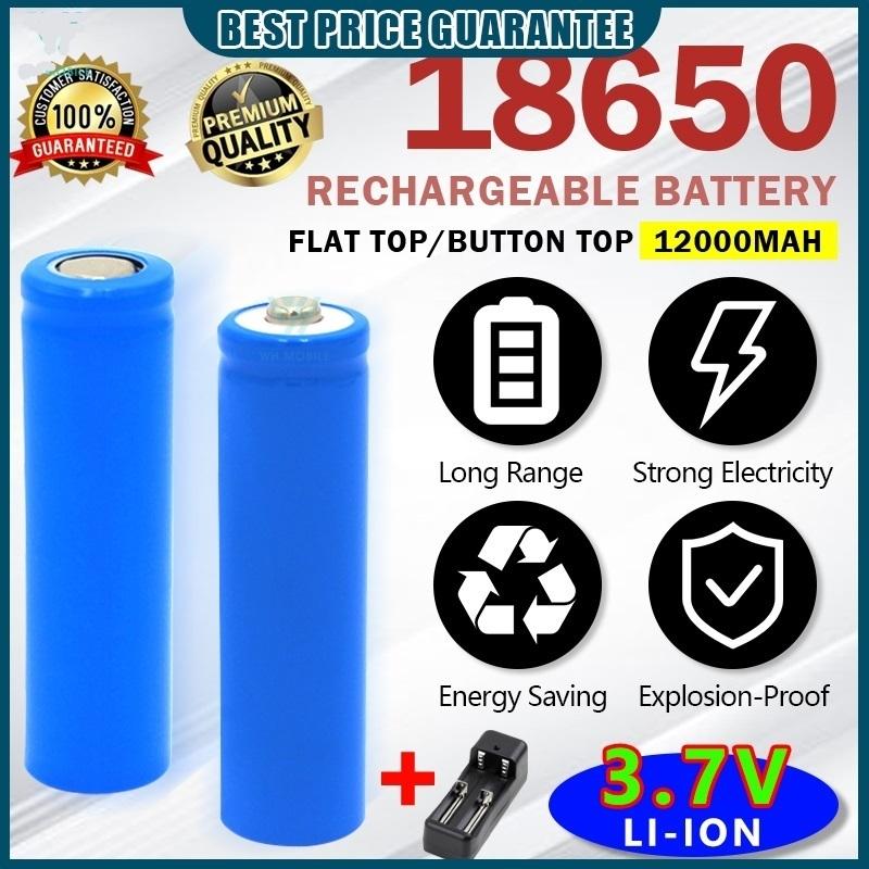 18650 Battery 3.7V Bateri Boleh Cas Semula Rechargeable 1865 - TikTok ...