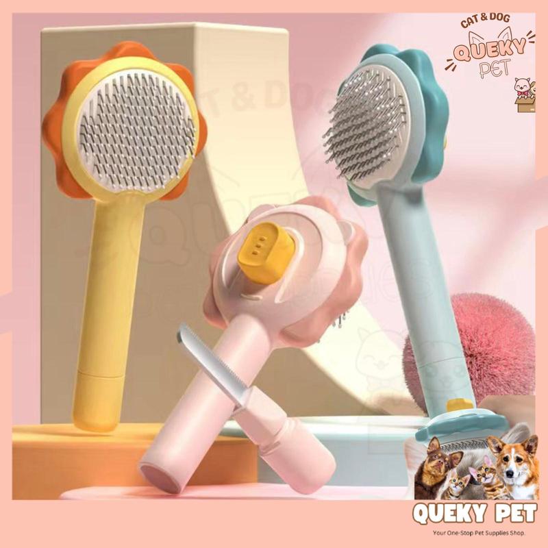 Pet Lion Head 2 IN 1 Needle Knotting Comb Brush Dog Cat Comb - TikTok ...