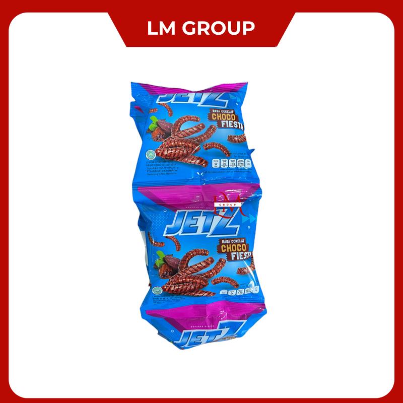 JetZ Chocolate Fiesta Biskuit 1 Renceng Isi 10 pcs @18gr LM Snack ...