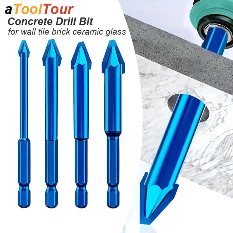 Multifunction Blue Crooked Head Eccentric Drill Bit High Hardness ...