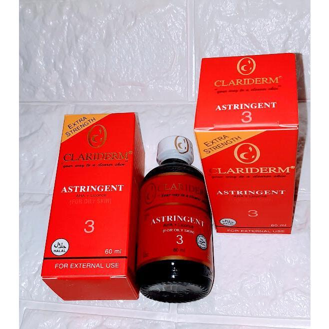 Ori Toner Clariderm Astringent 3 Alkohol Ready Stock - TikTok Shop Malaysia