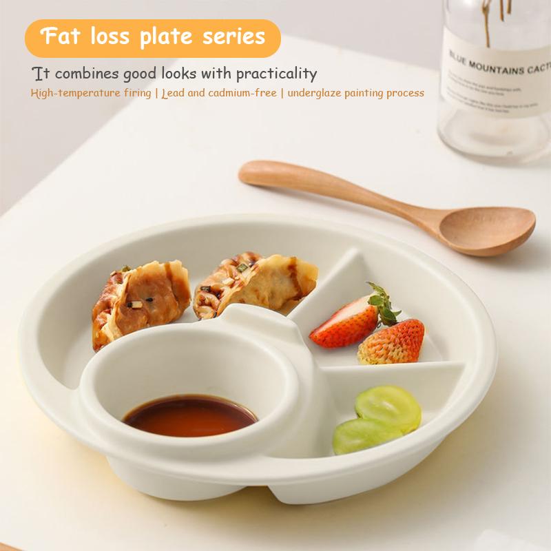 Calorie Deficit Plate Microwavable Healthy Portion Control Diet Plate ...