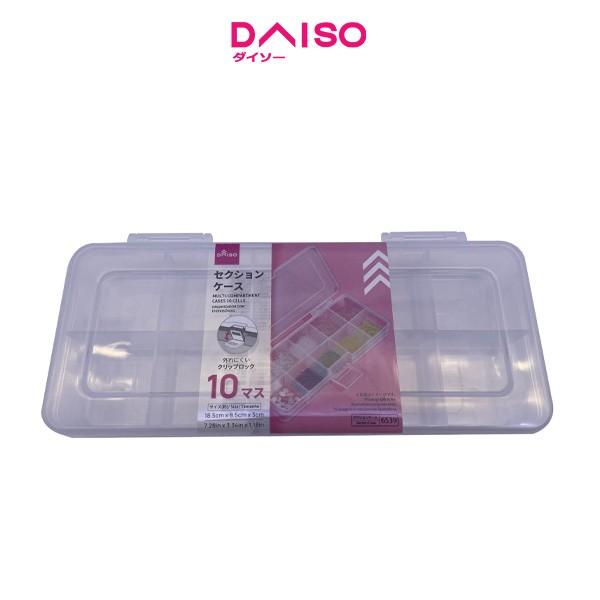 Jual Daiso Multi-Compartment Cases 10 Cells (7.28in x 3.34in x 1.18in ...