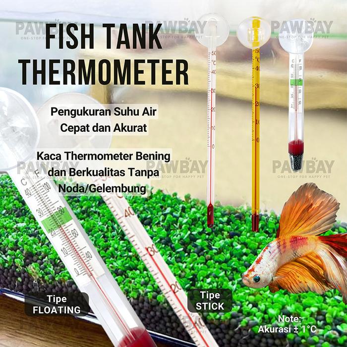 Jual Pengatur Suhu Air Thermometer Air Akuarium Ikan Water Aquarium ...