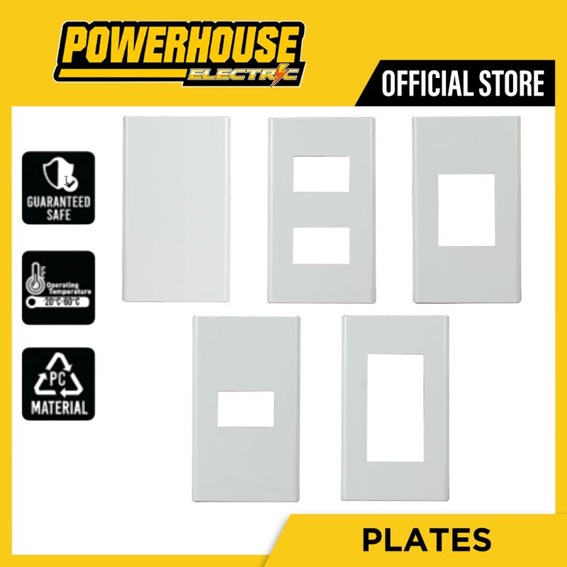 Powerhouse Electric 1/2/3 Gang Plate LHWDP - TikTok Shop Philippines