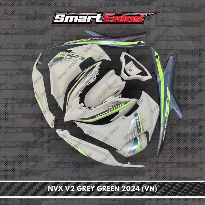 NVX V2 MATTE GREY/GREEN 2024 ORIGINAL VTNM - TikTok Shop Malaysia
