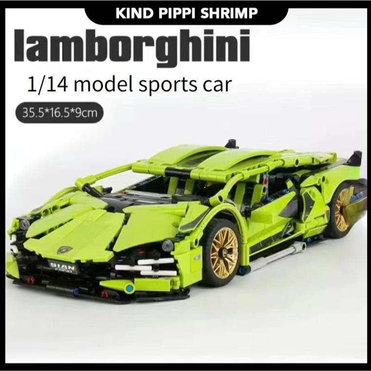 building blocks Lamborghini Building Blocks Racing Car Toys Big ...