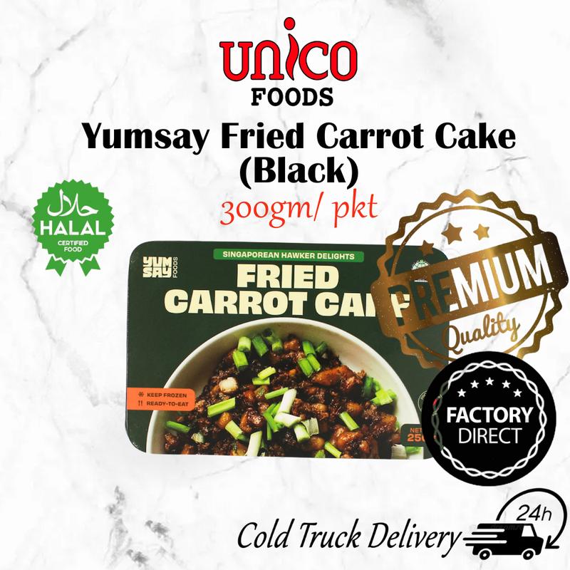 [UNICOFOODS] Yumsay Black Fried Carrot Cake (300gm/pkt) - TikTok Shop ...