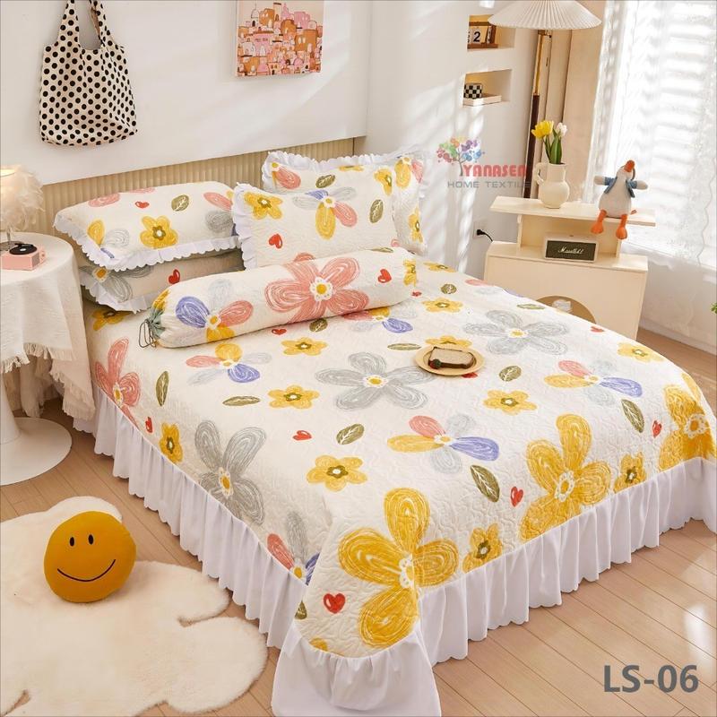 CADAR ROPOL PATCHWORK SET (3IN1) EXCLUSIVE BEDSHEET CADAR QUEEN ...