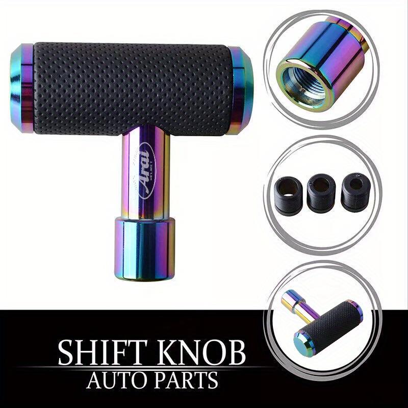 Neo Chrome Manual Car SUV T-Handle Gear Shift Knob Handle Lever Shifter ...