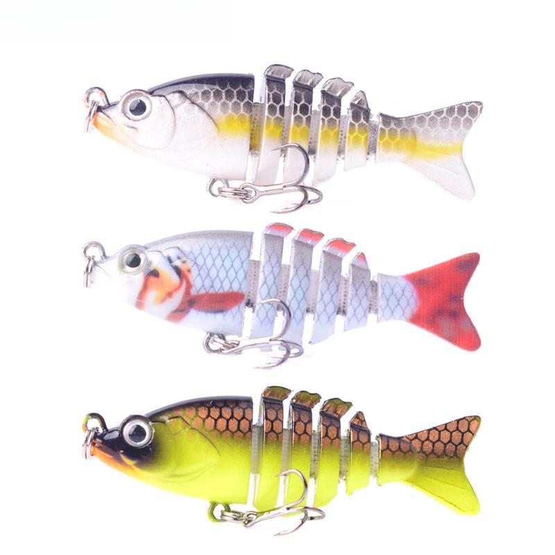 Premium mini realistic multi-jointed fish lure 6cm/4.7g, sinking ...