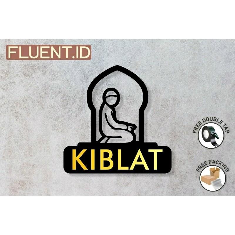 Akrilik Kiblat | Sign Penunjuk Arah kiblat Modern - Shop | Tokopedia