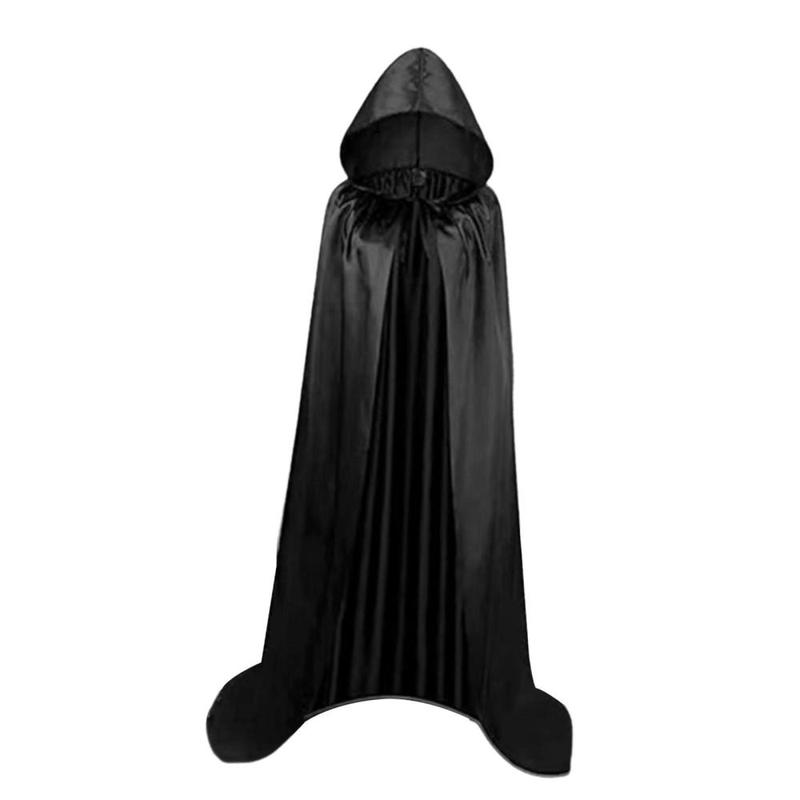 Halloween Cosplay Capes, Cloak with Hood, Witch Cape Death Cape ...