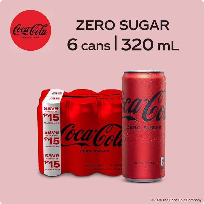 Coca-Cola Zero Sugar 320mL Save Php 15 Multipack - TikTok Shop Philippines