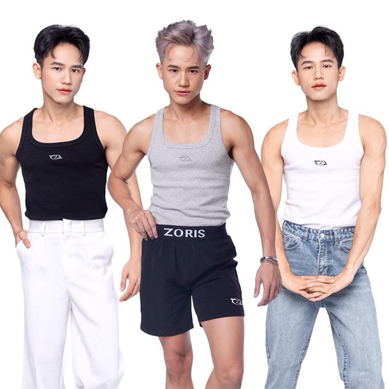 [ ZORIS ] เสื้อกล้ามผู้ชาย ปักโลโก้สุดคลาสสิก เสื้อกล้ามวัยรุ่น ...