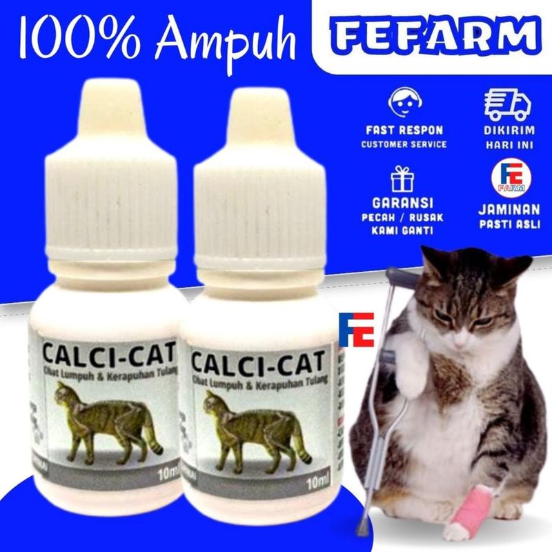 Penguat Tulang Kucing Anjing Calcicat 10ml Mengatasi Kelumpuhan - Shop ...