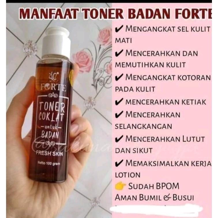 TONER BADAN FORTE BPOM (BOLEH UNTUK SELURUH BADAN) Kulit Hitam - TikTok ...