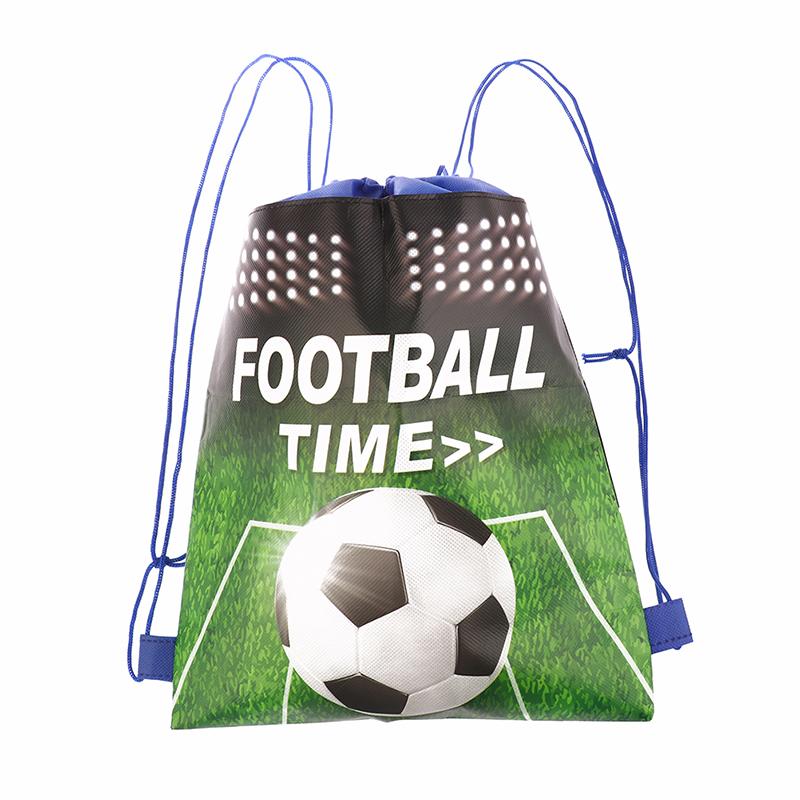 Beg galas bola sepak hijau dengan kord pengetat, 1Pc, Poket bola ...