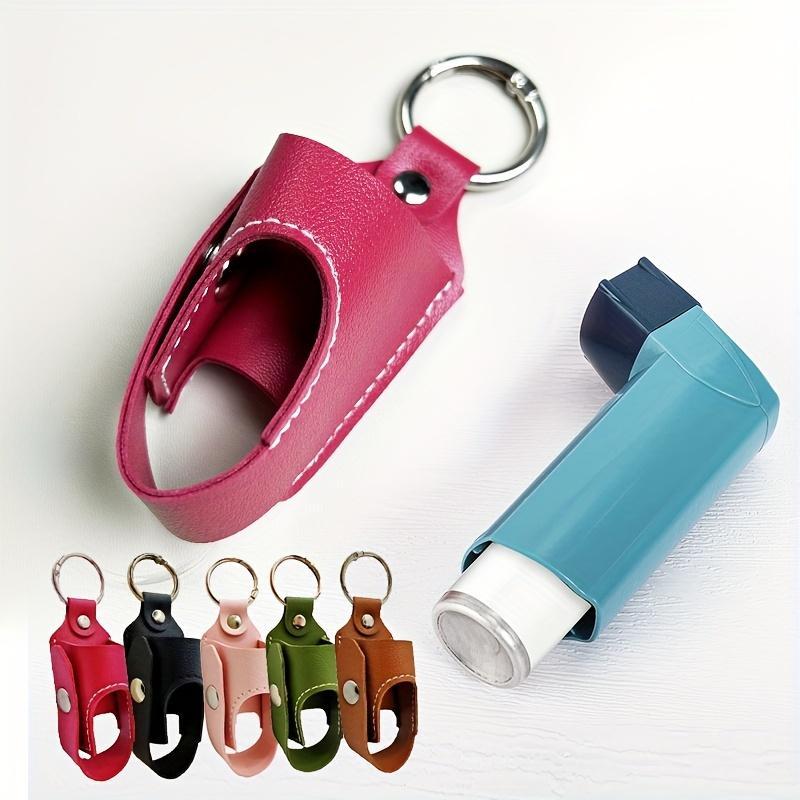 Faux Leather Inhaler Storage Bag, Portable Keychain, Car Keychain ...