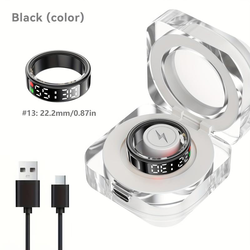 2025 Smart Ring - With Touchscreen, Multiple Sports Modes, Sleep ...