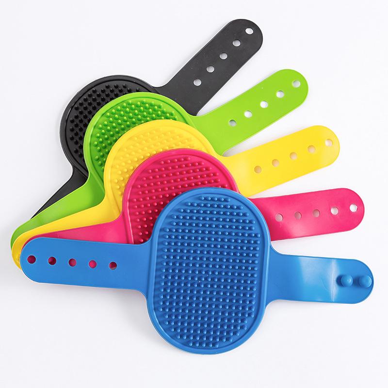 Toy Silicone Scratcher Adjustable Glove Massage Brush Pet Comb Dog Cat ...