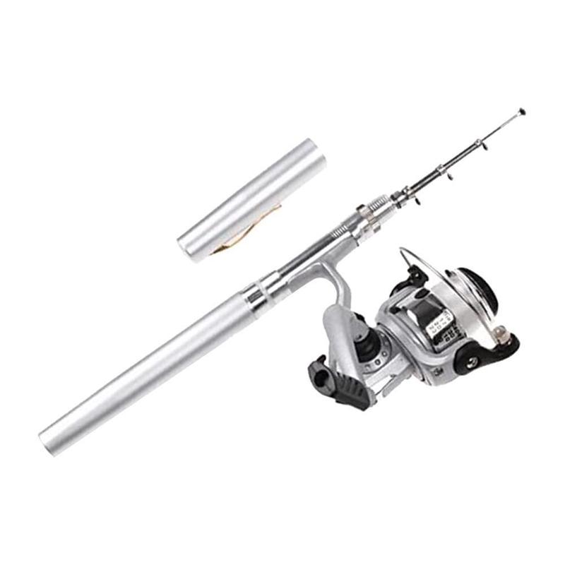 Pancing Aluminium, Saiz Mini, Pen Poket, Pancing Berputar, dengan ...