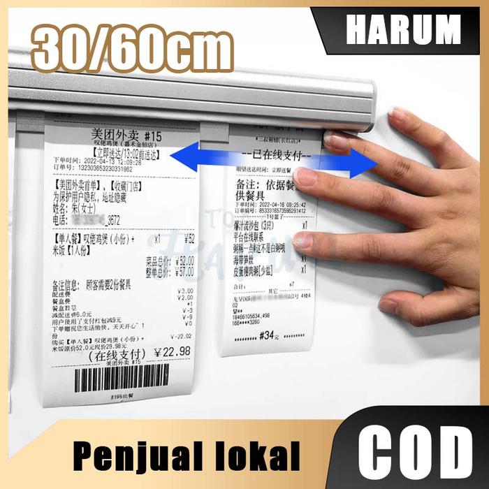 Promo Penjepit Kertas Bon Bill Tab Bill Holder Restaurant Receipt ...