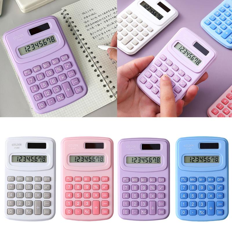 [SR] Desktop Calculator Battery Operated 8 Digits Large LCD Display ...