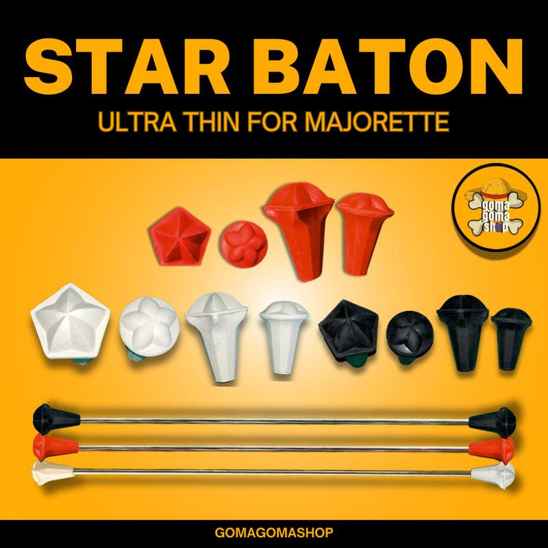 GOMAGOMASHOP STAR BATON ULTRA THIN FOR MAJORETTE TWIRL RUBBE - TikTok ...