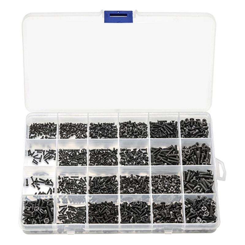 Set skru kepala rata Countersunk mini, Kit skru keluli karbo - TikTok ...